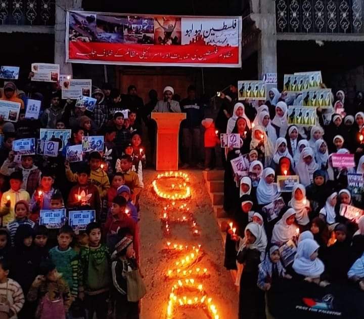 Candle light vigil for Gaza victims, Shia genocide in Parachinar held ...
