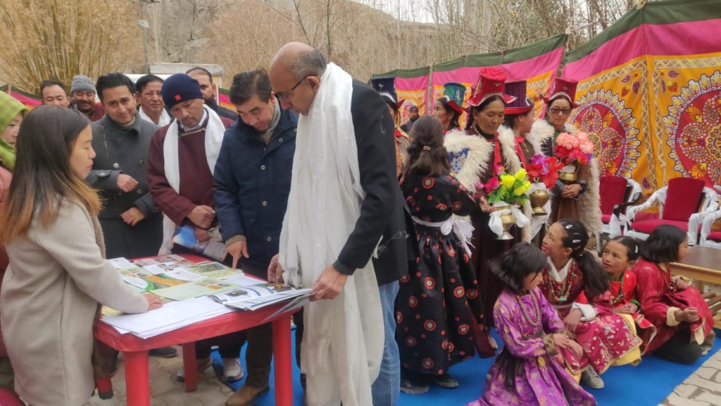 Menon makes a stopover at Alchi – Indus Dispatch