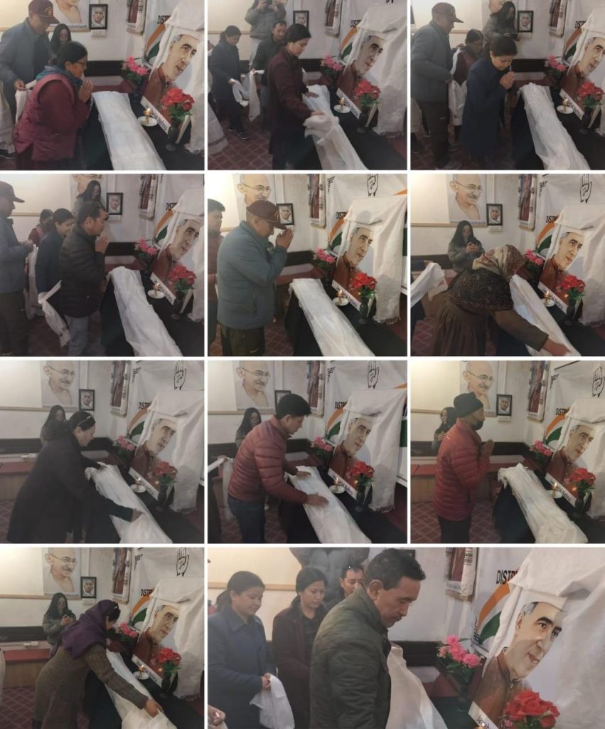 Ladakh Territorial Congress Committee pays tributes to Pt Nehru – Indus ...