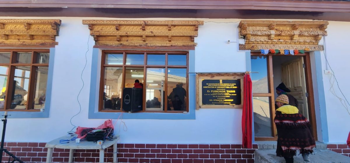 Community Hall at Kishrak constructed under District Capex inaugurated ...