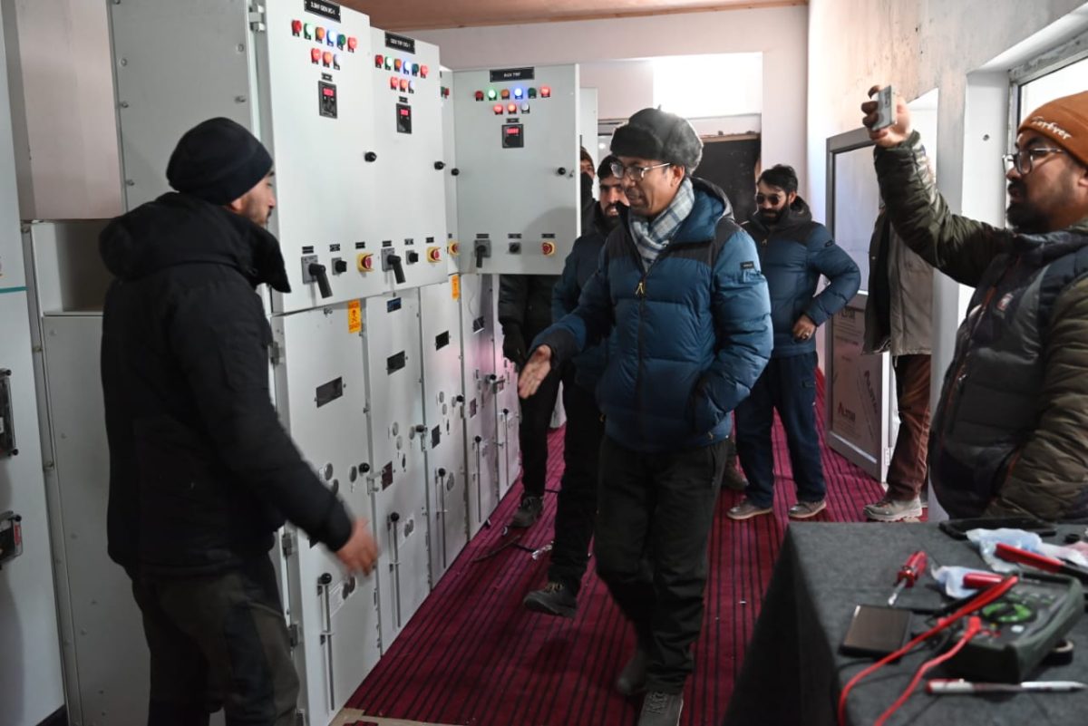 EC Tashi inspects work progress of Mini Hydel Power Project at Raru ...