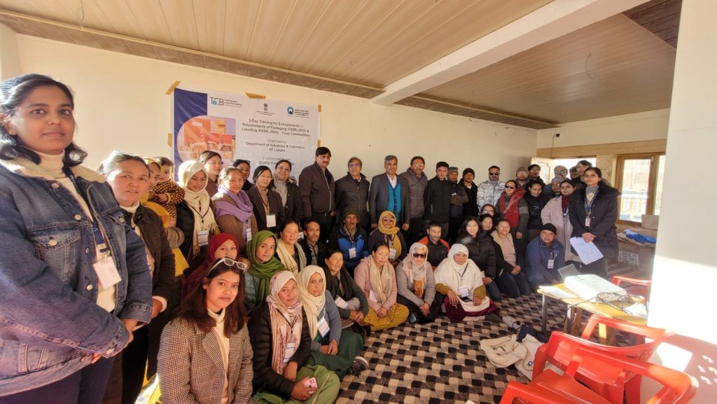 DoIC Ladakh conducts 3-Day Training on Food Packaging and Labelling ...
