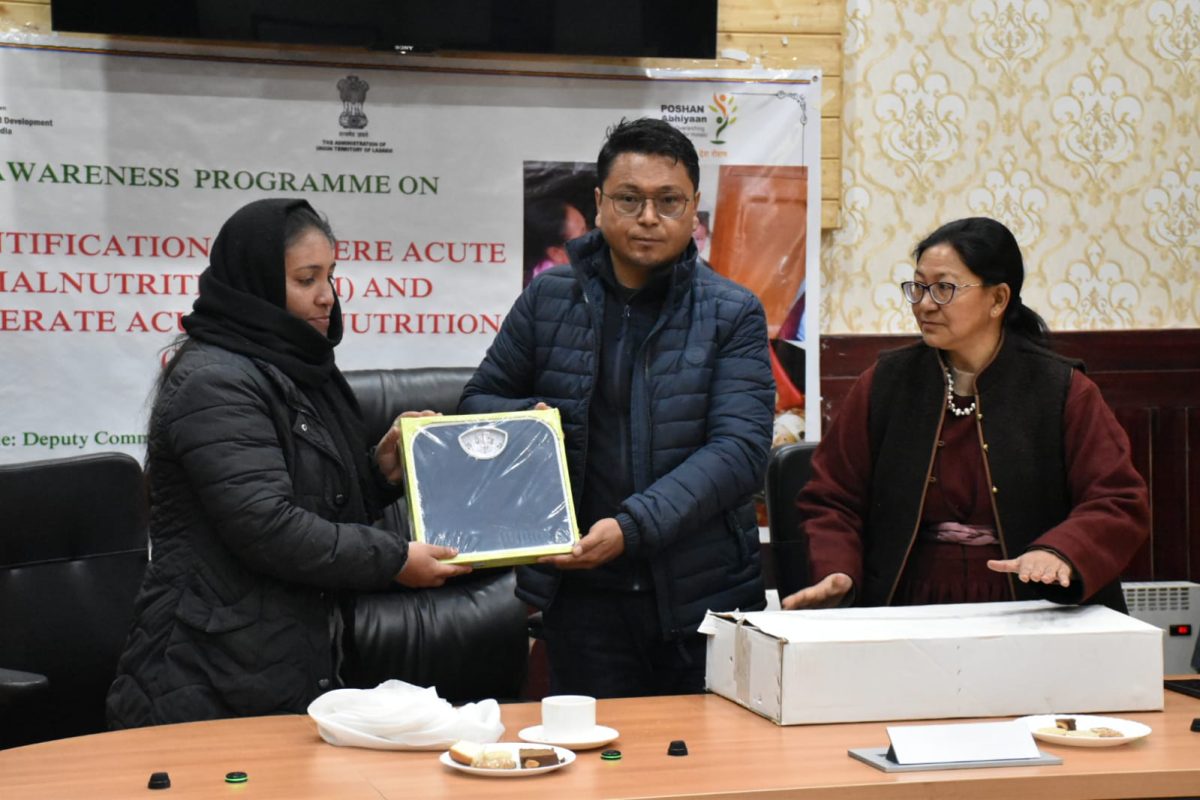 Growth monitoring devices distributed to 13 ICDS Projects in UT Ladakh ...