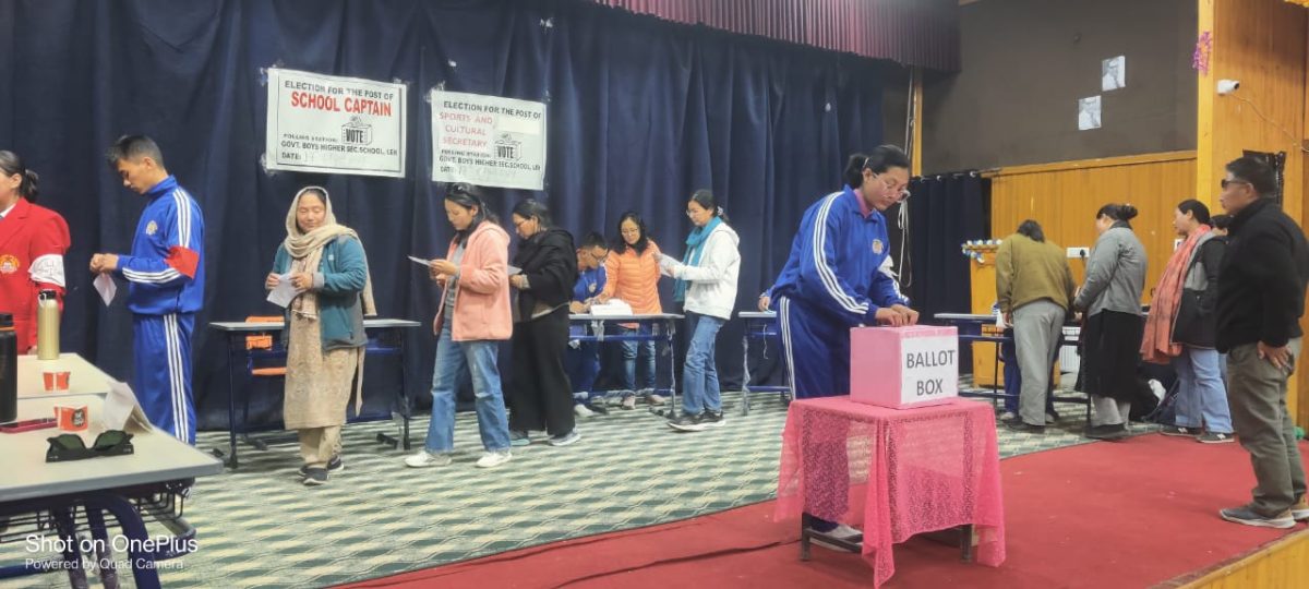 Govt Boys HSS Leh conducts School Parliament Elections – Indus Dispatch