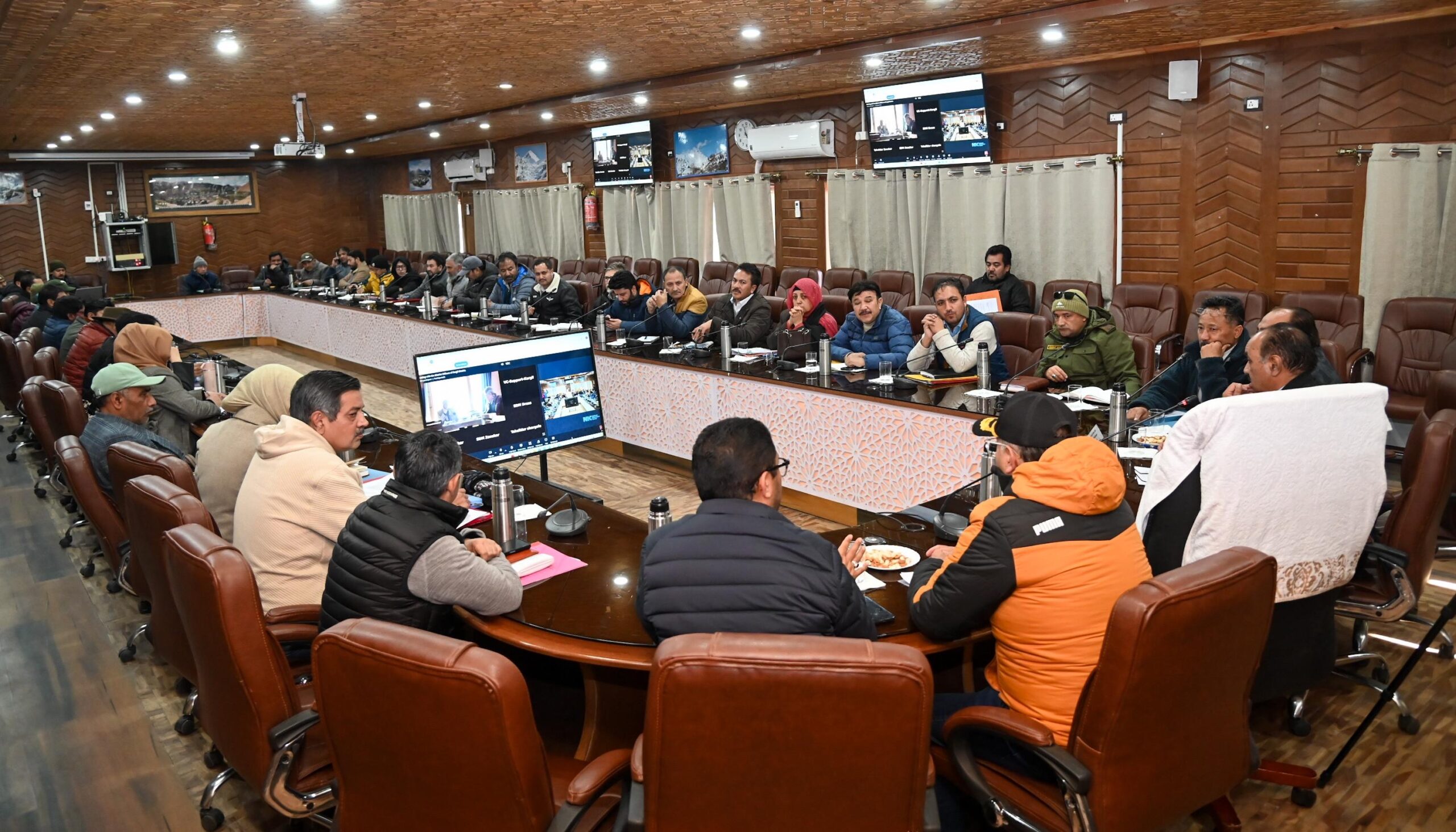 ADC Kargil attends virtual meeting chaired by Chairman New Districts ...