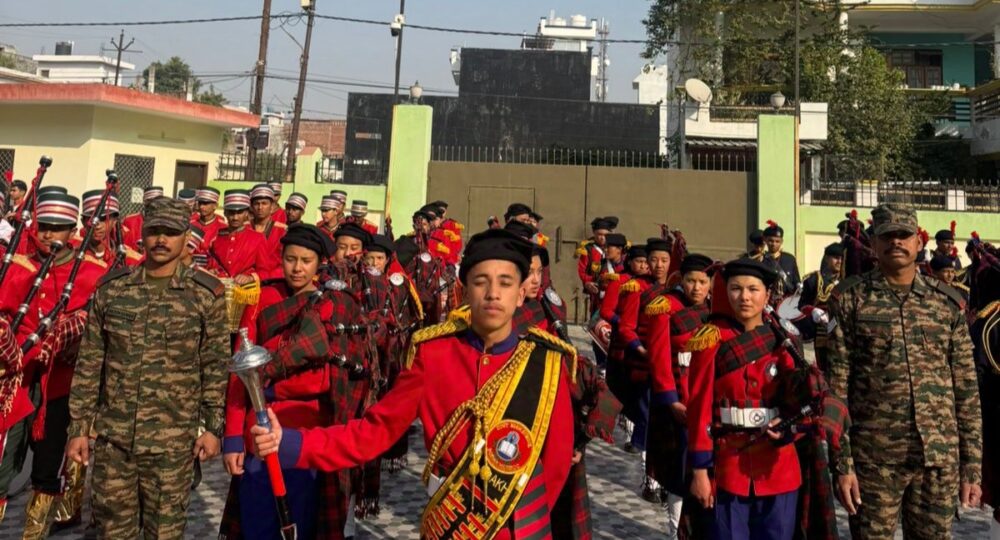 GHS Bodhkharboo represents Ladakh with pride at National Pipe Band ...