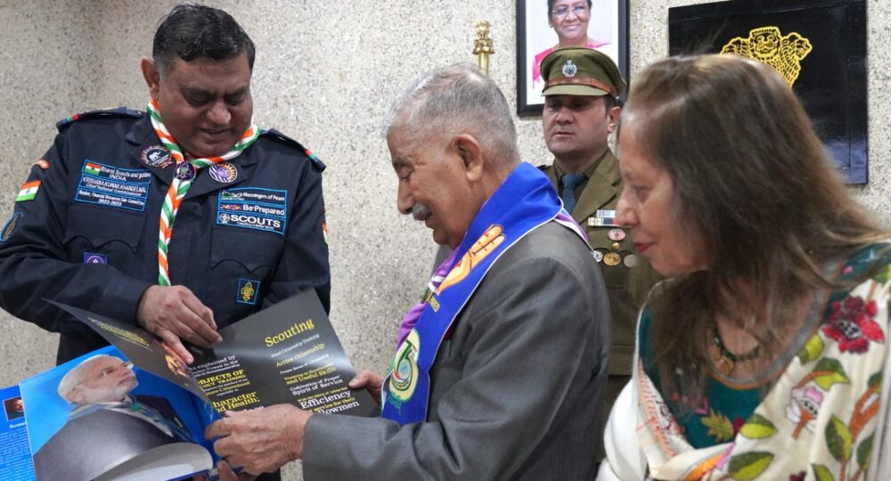 LG Mishra launches Ladakh State Association of Bharat Scouts and Guides ...