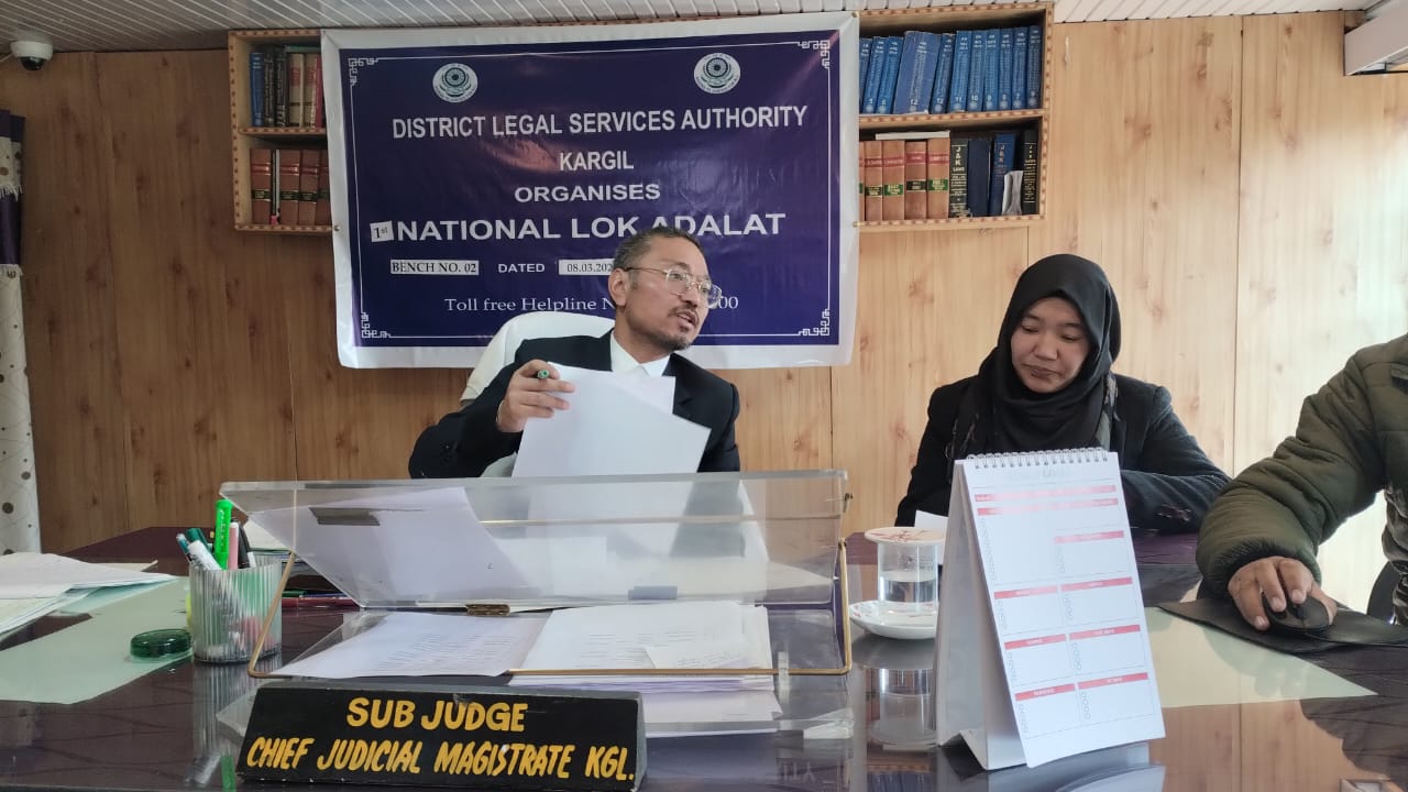 DLSA Kargil organises 1st National Lok Adalat – Indus Dispatch