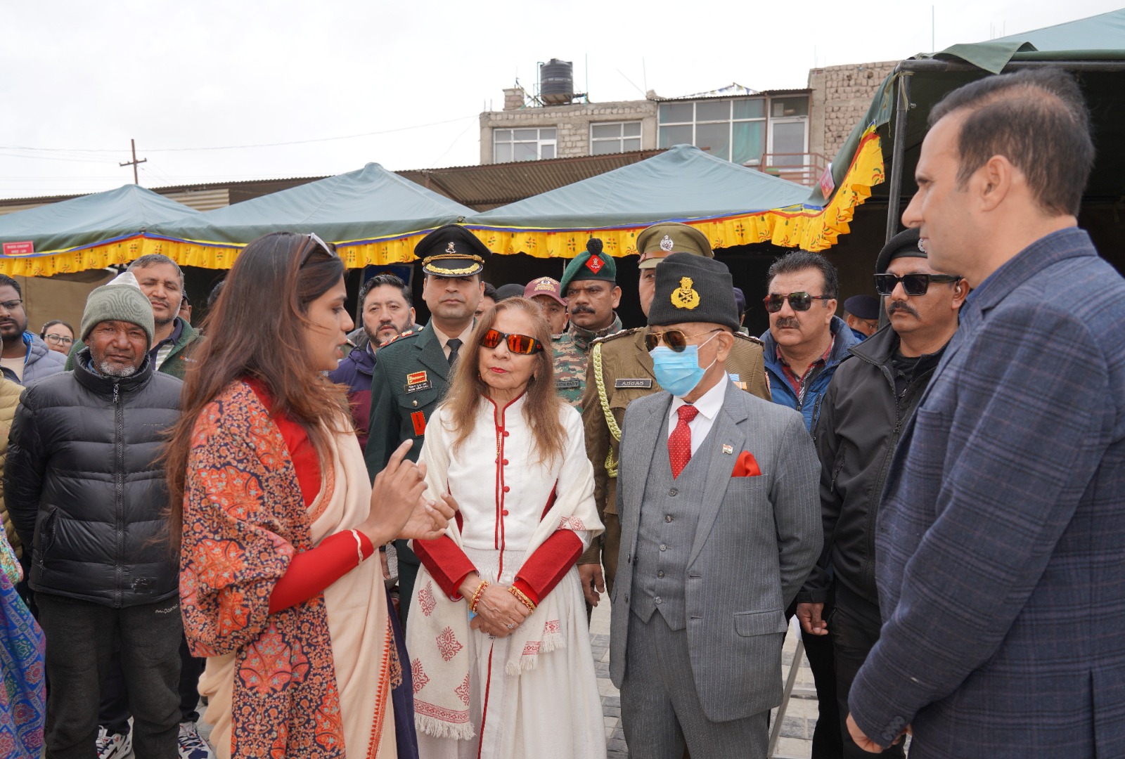LG, First Lady inaugurate District Panchayat Resource Centre at Agling ...
