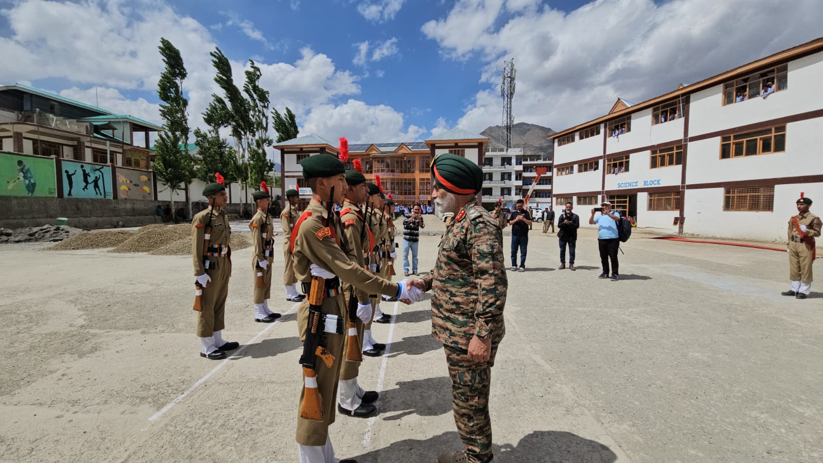 Major General Anupinder Bevli VSM visits Kargil, ushers new era for NCC ...