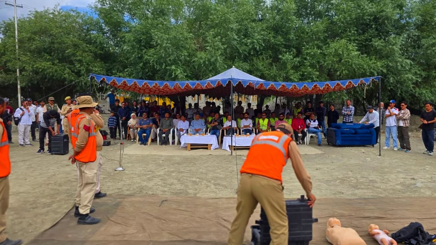 DDMA, UT-DRF hold disaster preparedness camp in Sankoo – Indus Dispatch