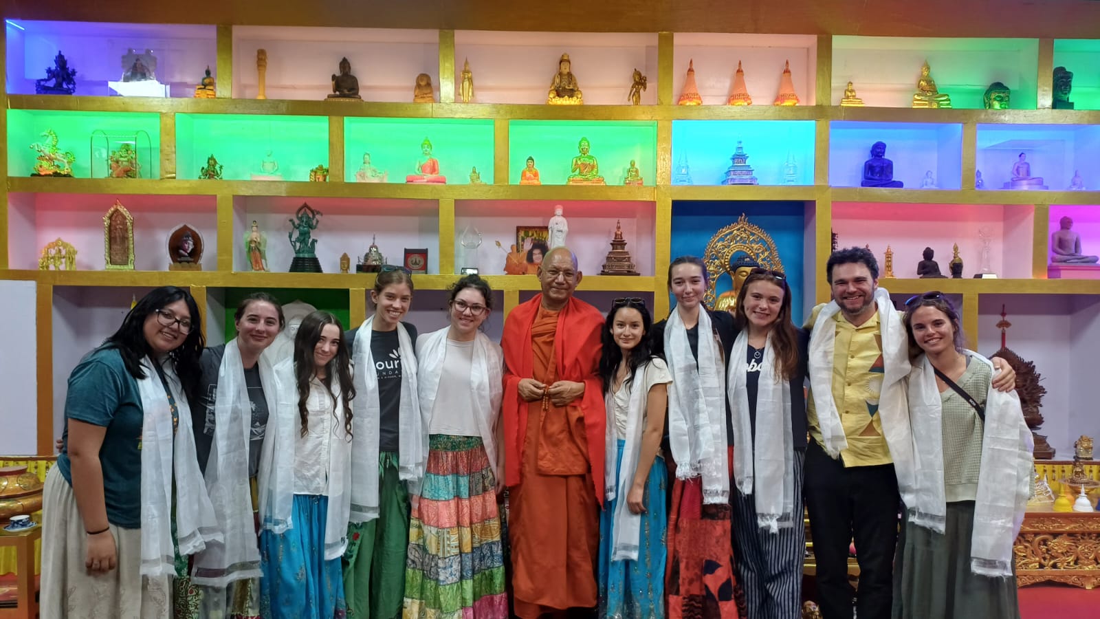 American students in Ladakh, learn spirituality with Bikhu Sanghasena ...