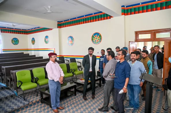 CEC Dr. Akhoon reviews health, education infrastructure in Zanskar ...