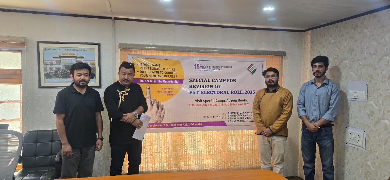 Panchayat voter list revision begins in Leh with special camps – Indus ...