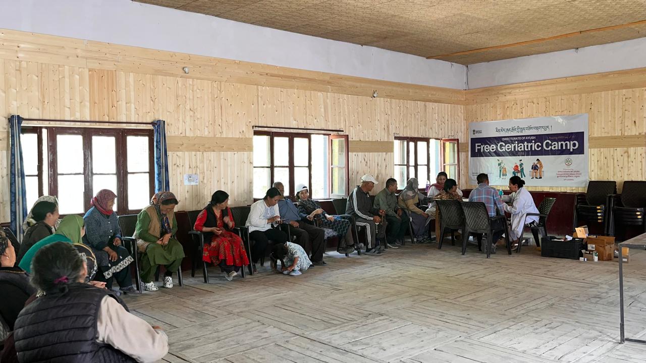 Free Geriatric Health Camp Brings Relief to Elderly in Leh – Indus Dispatch