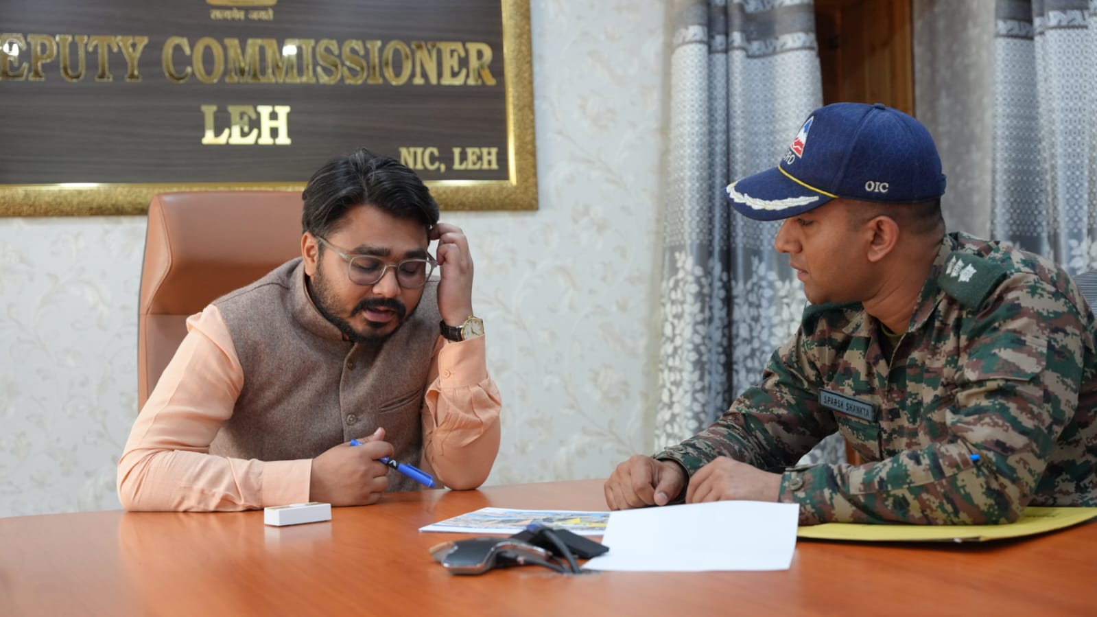 Flash floods cut off Shayok Valley; DC Leh Romil Singh holds emergency ...