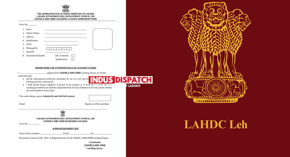 Free Coaching Classes for LAHD-SSRB & LSSSSB Exams in Leh – Indus Dispatch
