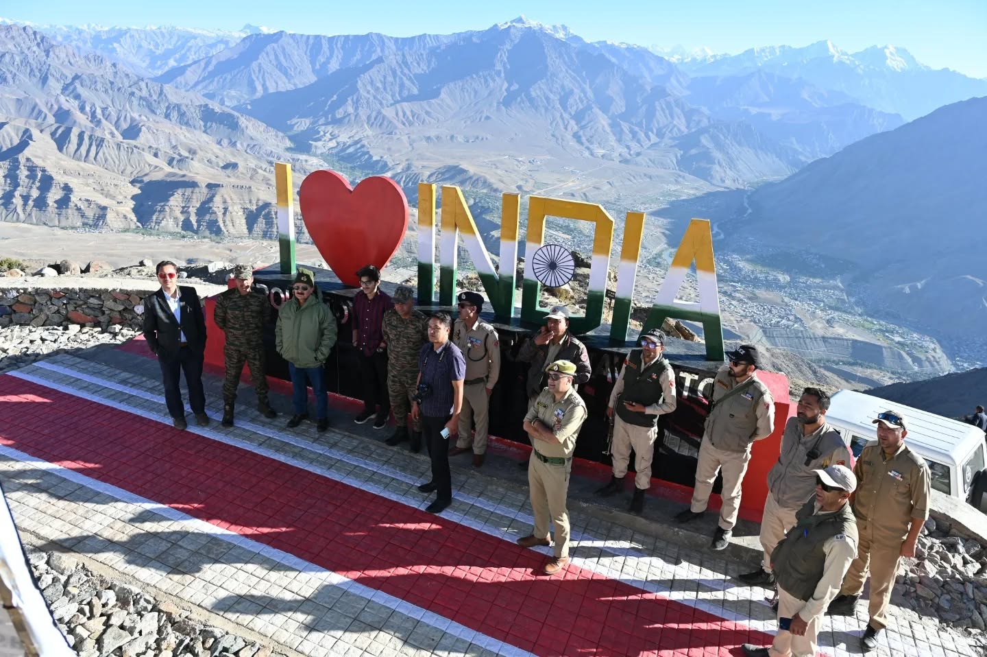 Chief Secretary Ladakh Dr. Pawan Kotwal Visits Randhawa Top View Point ...