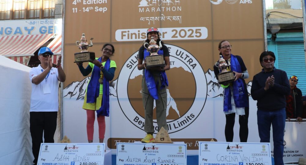 Sufiya (Sufi Runner) secured 1st place – Asha Singh finished 2nd, while ...