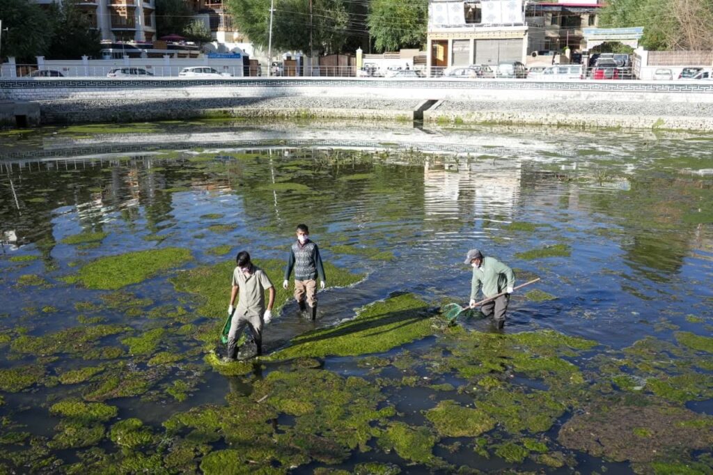 Secretray HUDD Ladakh Leads Swachhata Campaign at Karzoo Pond – Indus ...