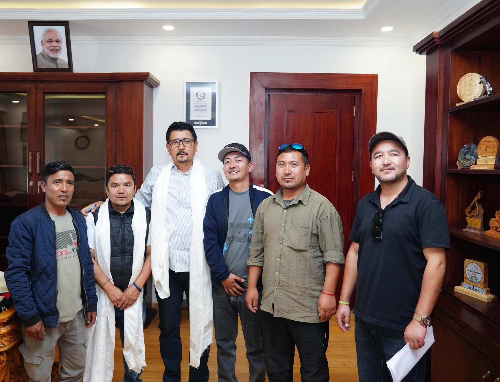 CEC LAHDC Leh Called on by Domkhar Gongma Delegation – Indus Dispatch