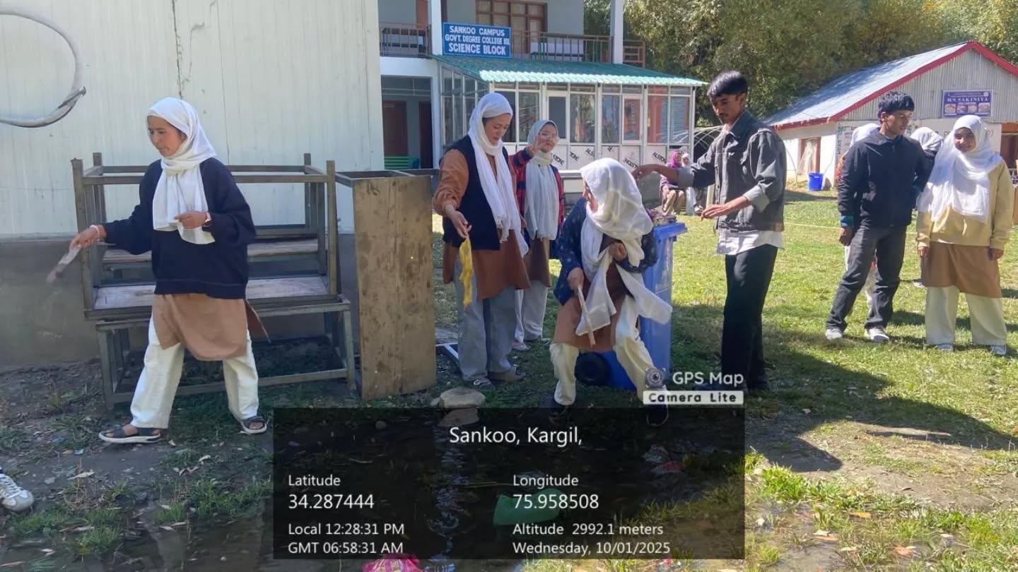 Sankoo Campus GDC Kargil Observes Sewa Parv with Cleanliness and ...