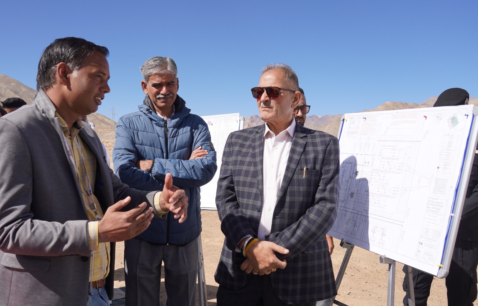 LG inspects 12 MW Solar Power Project at Phey – Indus Dispatch