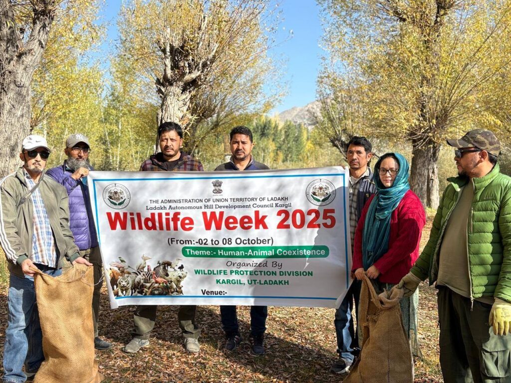 Ladakh Observes Wildlife Week 2025 with Conservation Activities – Indus ...
