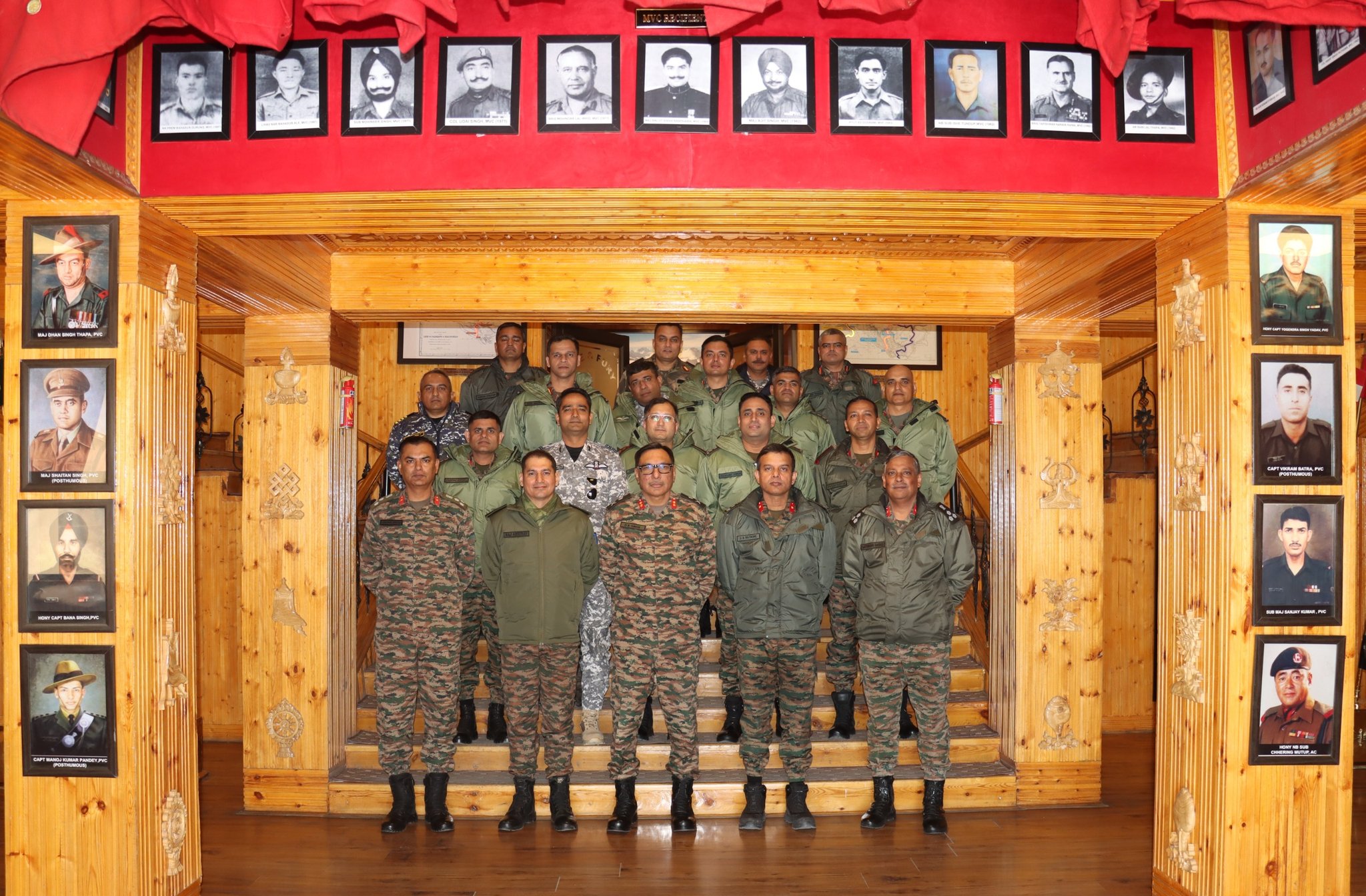HDMC Delegation Visits Fire and Fury Corps to Study Ladakh Operations ...