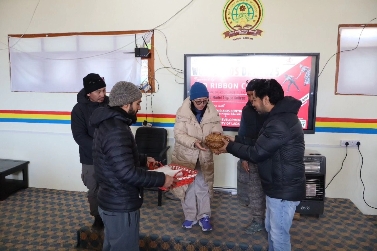 GMDC Zanskar Marks World AIDS Day With Awareness Drive, Poster ...