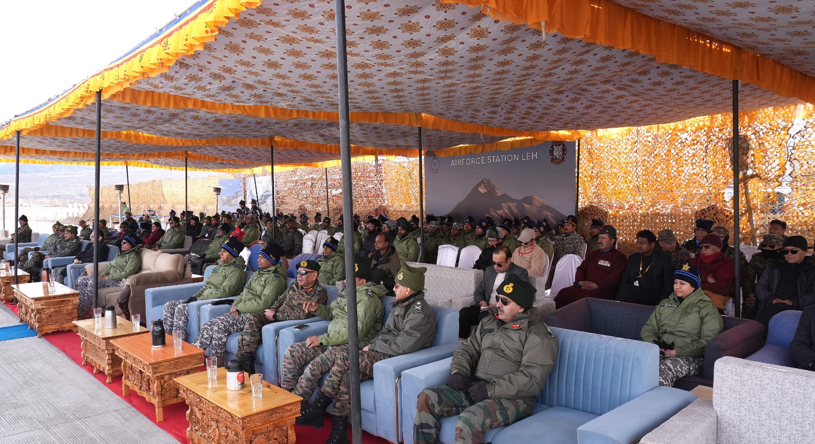 LG Kavinder Inaugurates ₹452-Cr Parallel Taxi Track at Leh Airbase ...