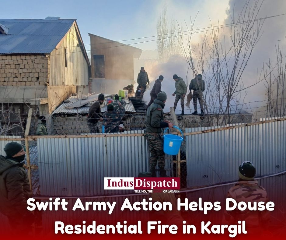Humanitarian Assistance Personnel from Army Camp at Baroo, Kargil ...