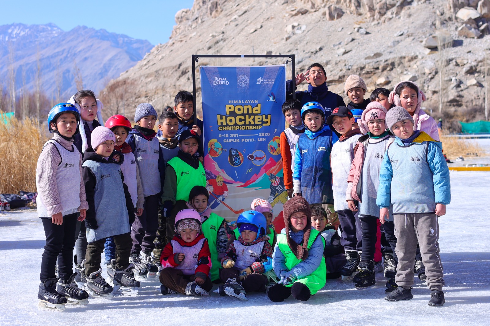 Royal Enfield Backs Himalayan Pond Hockey, Boosts Grassroots Ice Hockey ...
